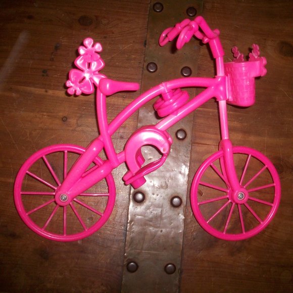 Mattel | Toys | Mattel Barbie Ride With Me Bike Accessory Pink Doll Bicycle Attaches To Bike Toy ...